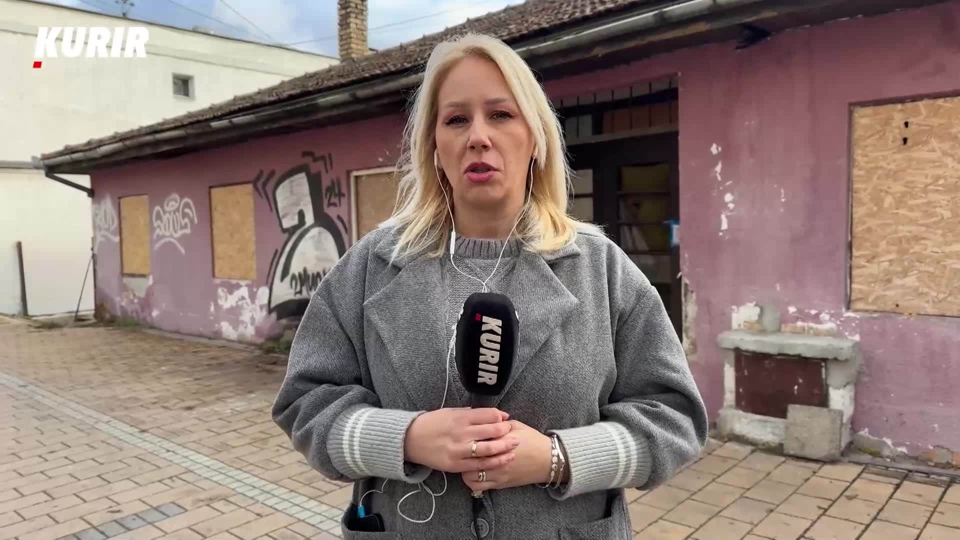 KURIR ISPRED OBJEKTA U NOVOM SADU GDE SU PRONAĐENA DVA TELA: "U njemu se okupljala sumnjiva lica ...