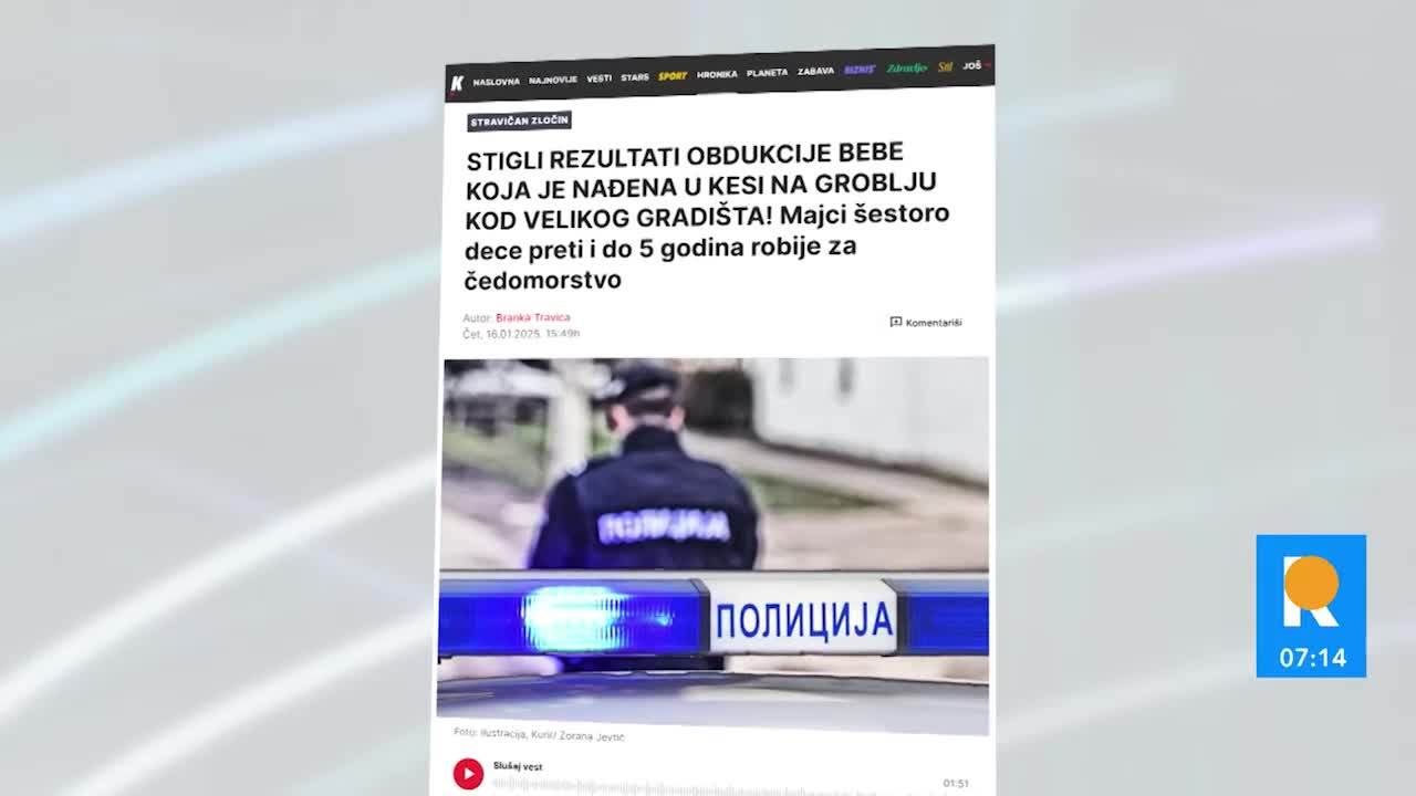 Jeziv niz čedomorstva u Srbiji! | Adriamedia TV