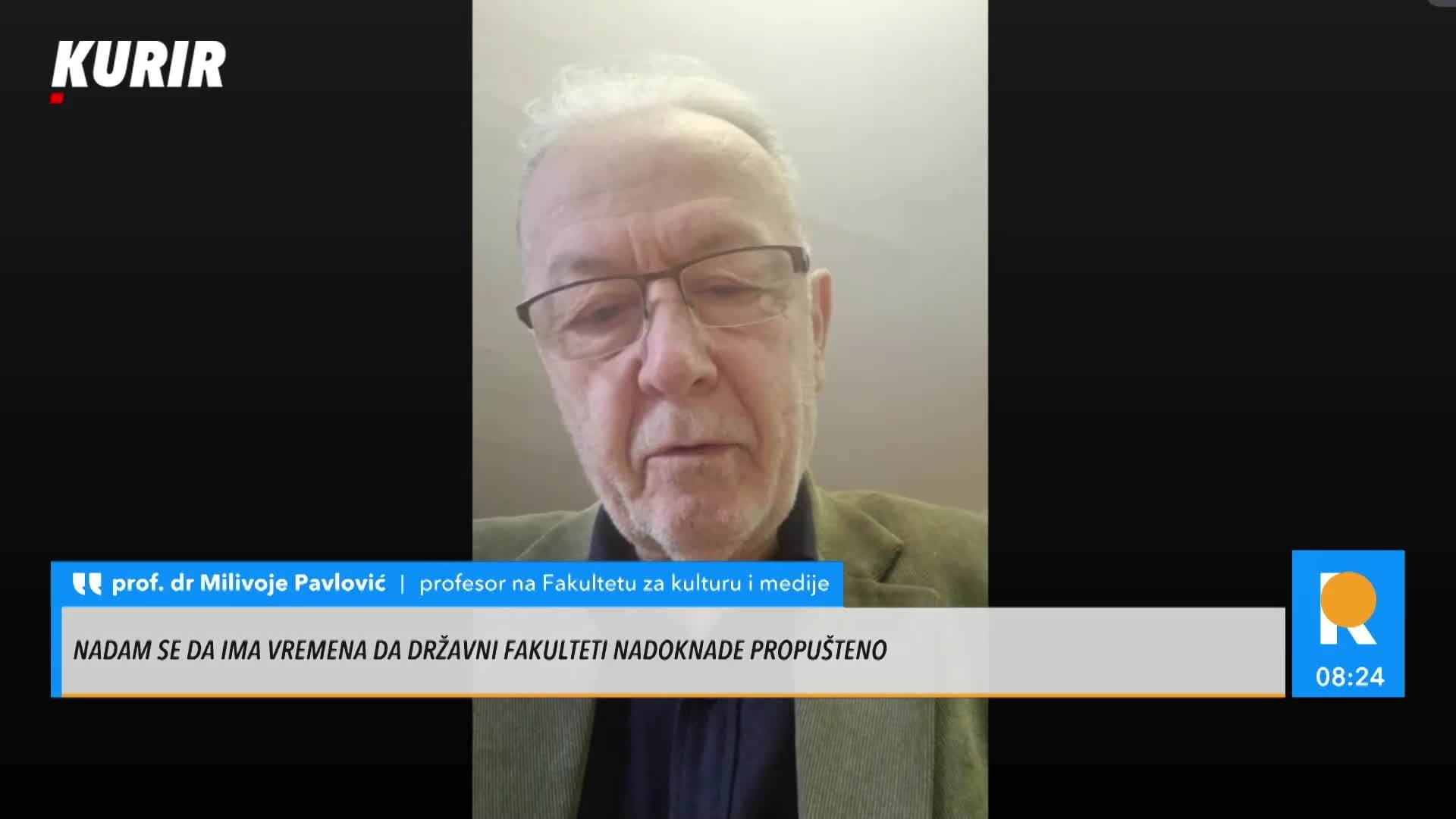 "BLOKADERI LEPE POTERNICE ZA NOVINARIMA RTS-A" Prof. dr Milivoje ...