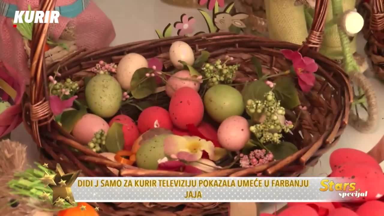 Didi J samo za Kurir televiziju pokazala umeće farbanja jaja | Adriamedia TV