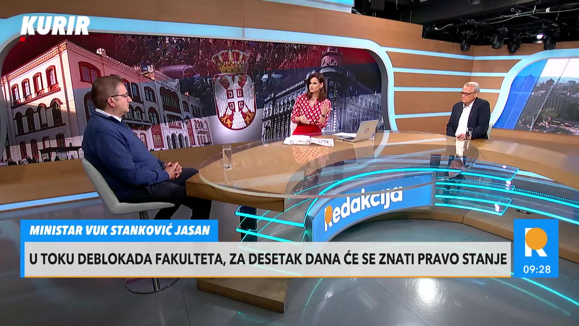 "NOVI SAD JE ŽARIŠTE BLOKADA, BEOGRAD SE DOZVAO PAMETI" Gosti Kurir ...