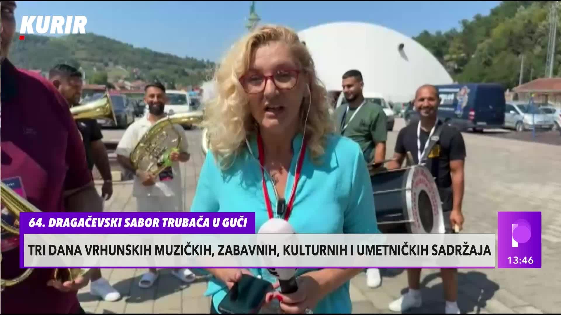Kurir televizija uživo iz Guče! Smeštajni kapaciteti popunjeni a atmosfera nikad veselija - evo ...