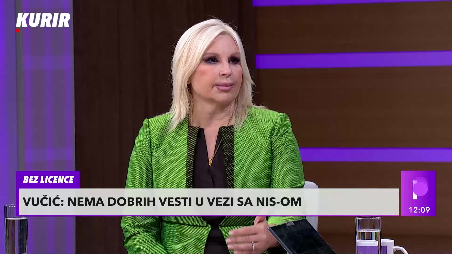Zorana Mihajlović za Kurir televiziju o vestima u vezi sankcija NIS-u ...