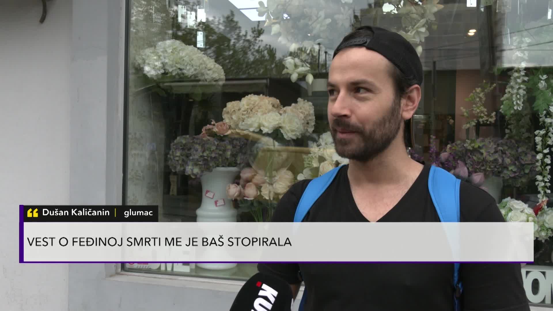 GLUMAC DUŠAN KALIČANIN O FEĐI STOJANOVIĆU: Velika je čast poznavati ...