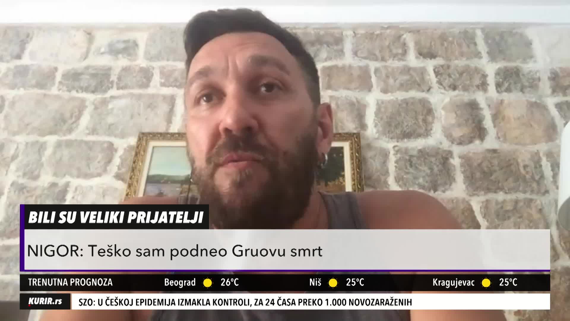 NIGOR EMOTIVAN NA GODIŠNJICU GRUOVE SMRTI: Bio je adrenalin džanki, to ...