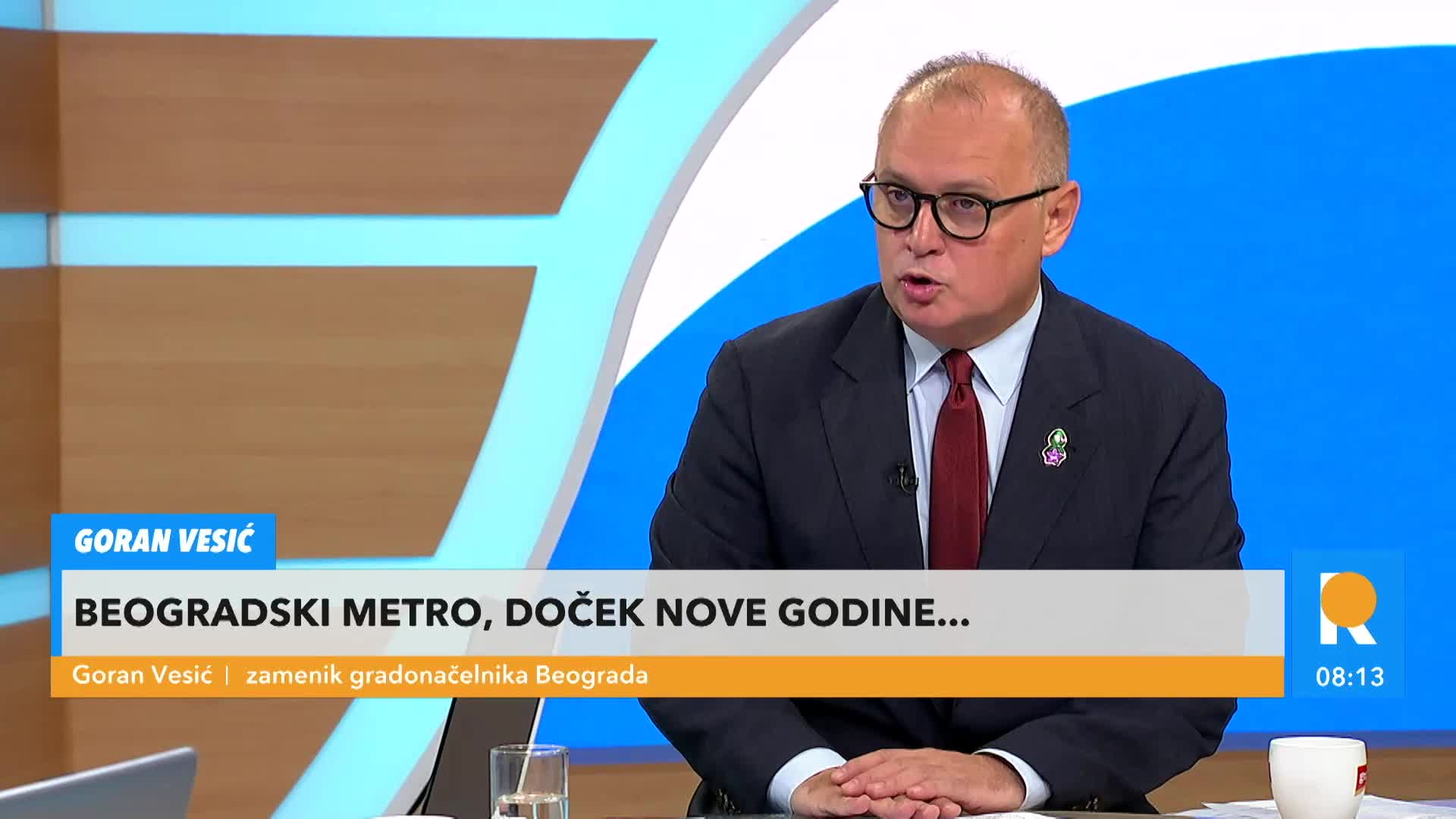 GORAN VESIĆ O IZMEŠTANJU LASTINE STANICE NA NOVI BEOGRAD TV