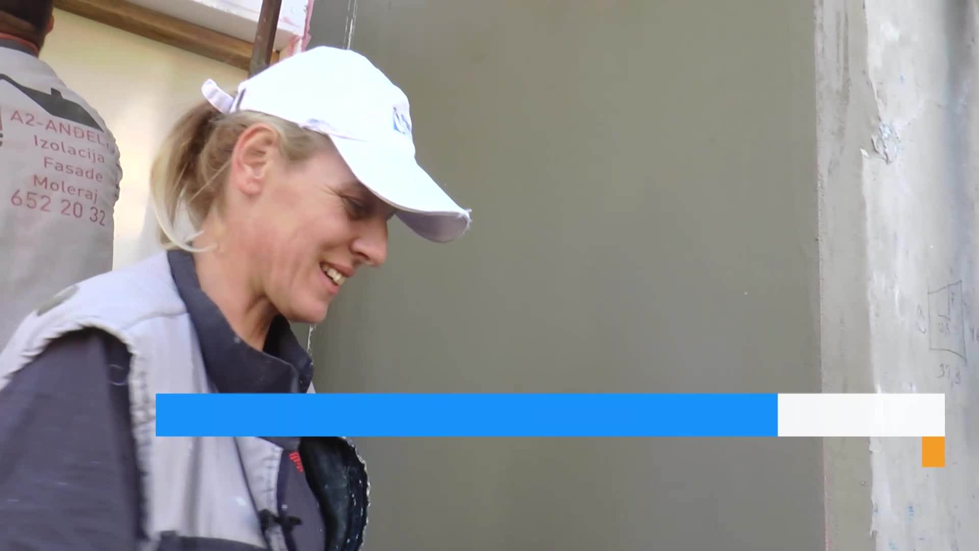 MOJ CILJ SU MOJA DECA! Dragana je jedini ženski moler fasader u Srbiji, ništa joj ne pada teško ...