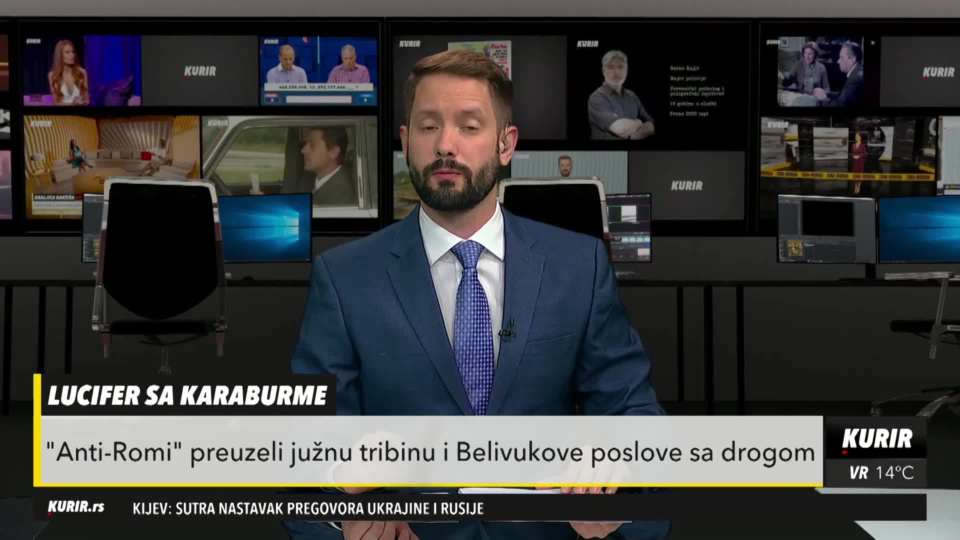 LUCIFER SA KARABURME: "Anti-Romi" preuzeli južnu tribinu i Belivukove ...