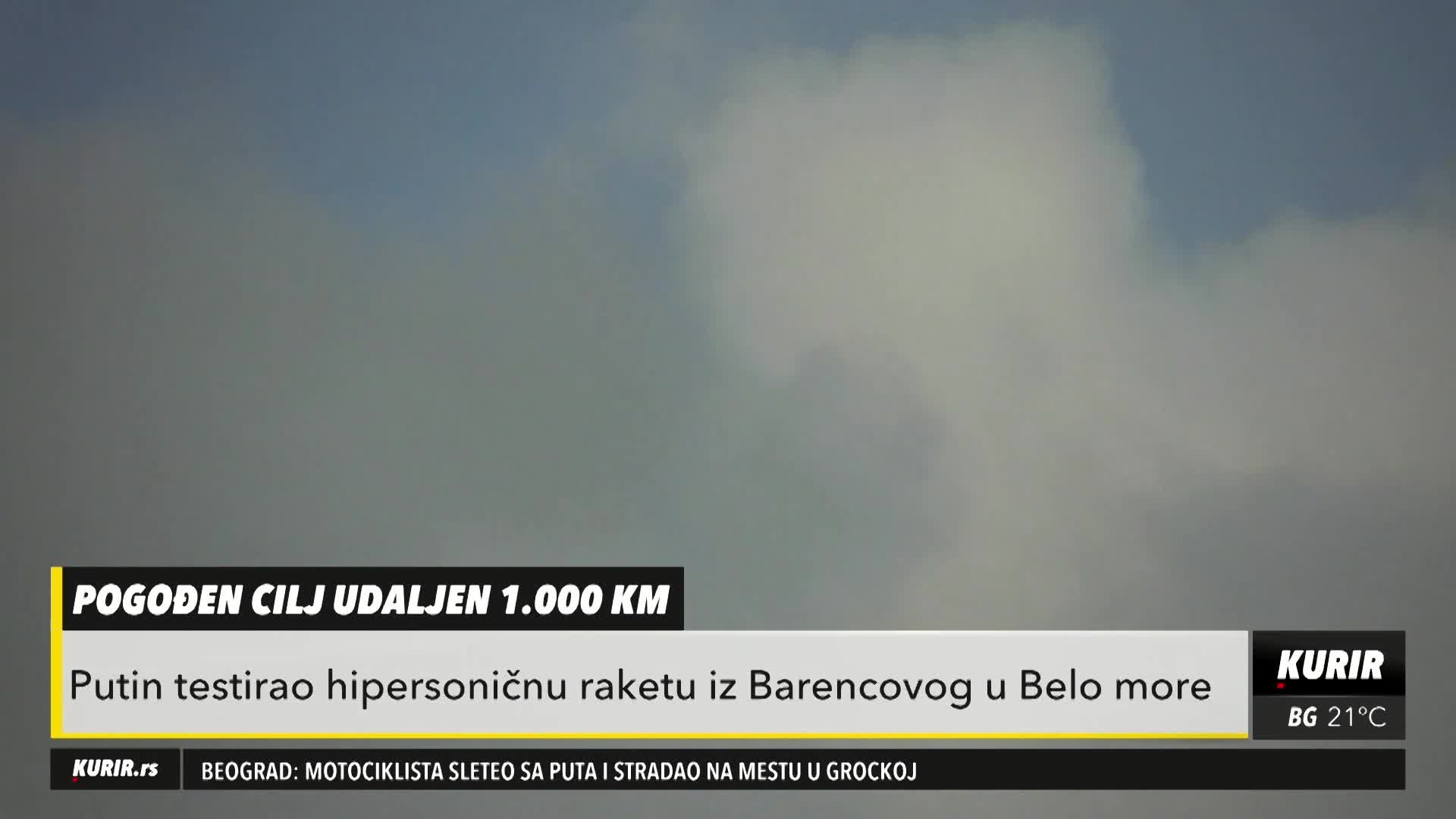 RUSI DEMONSTRIRALI SILU Lansirana hipersonična raketa CIRKON; pogodila ...