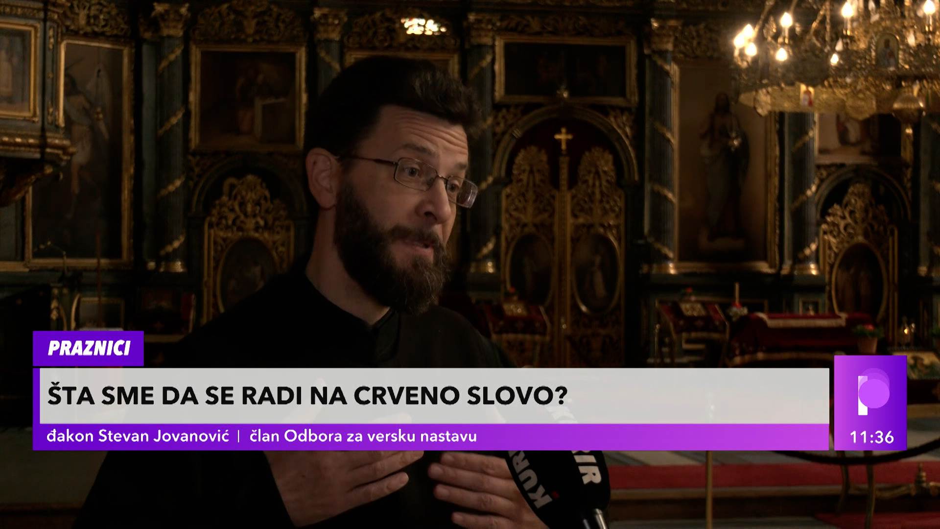 ŠTA SME DA SE RADI NA CRVENO SLOVO? Đakon Stevan Jovanović razbija ...