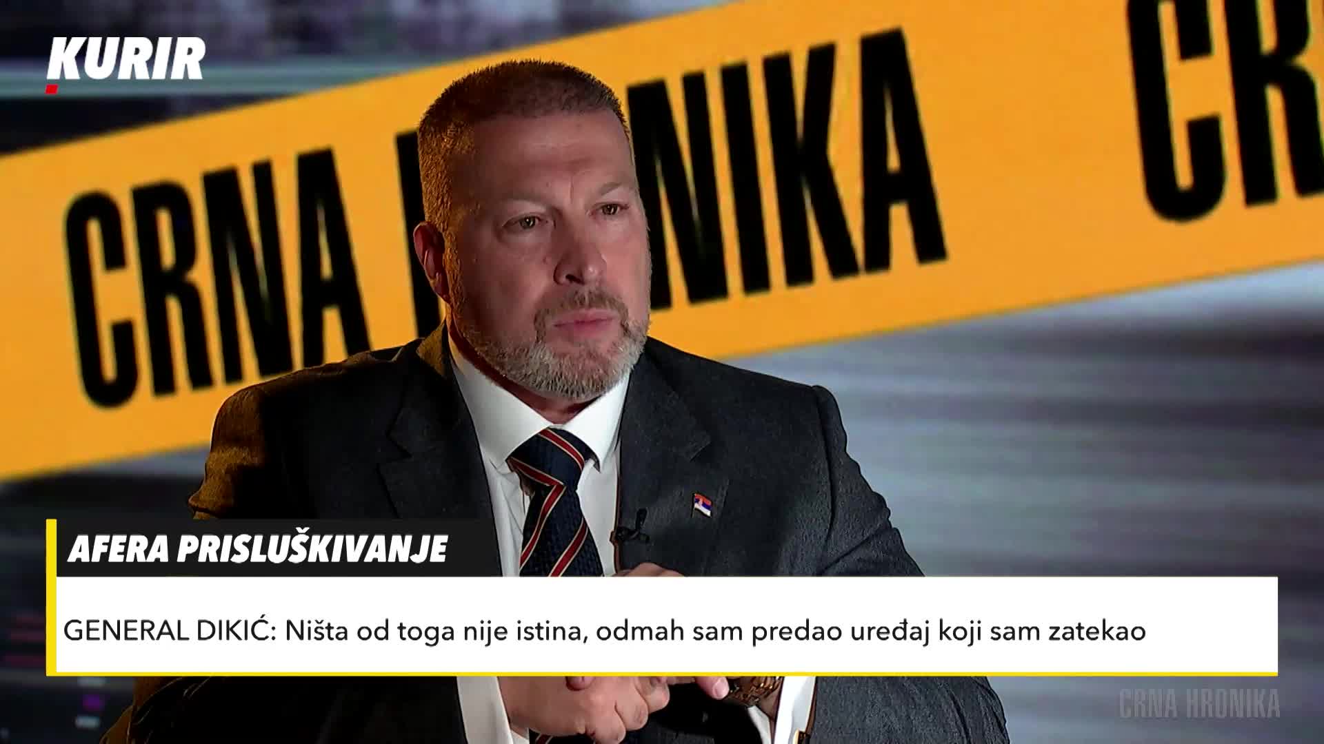BRATISLAV DIKIĆ EKSKLUZIVNO ZA KURIR TV: Ispovest generala o događajima ...