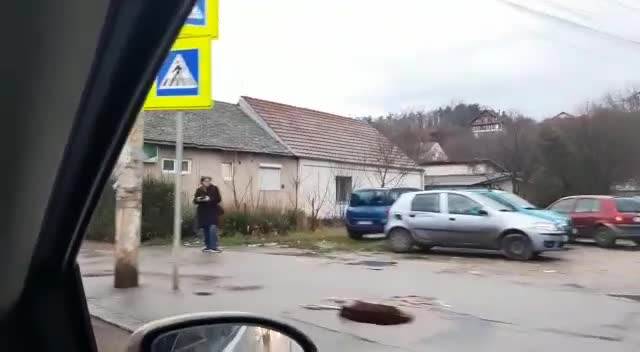 Postavljen novi izlog na restoranu brze hrane kod Bake Praseta ...