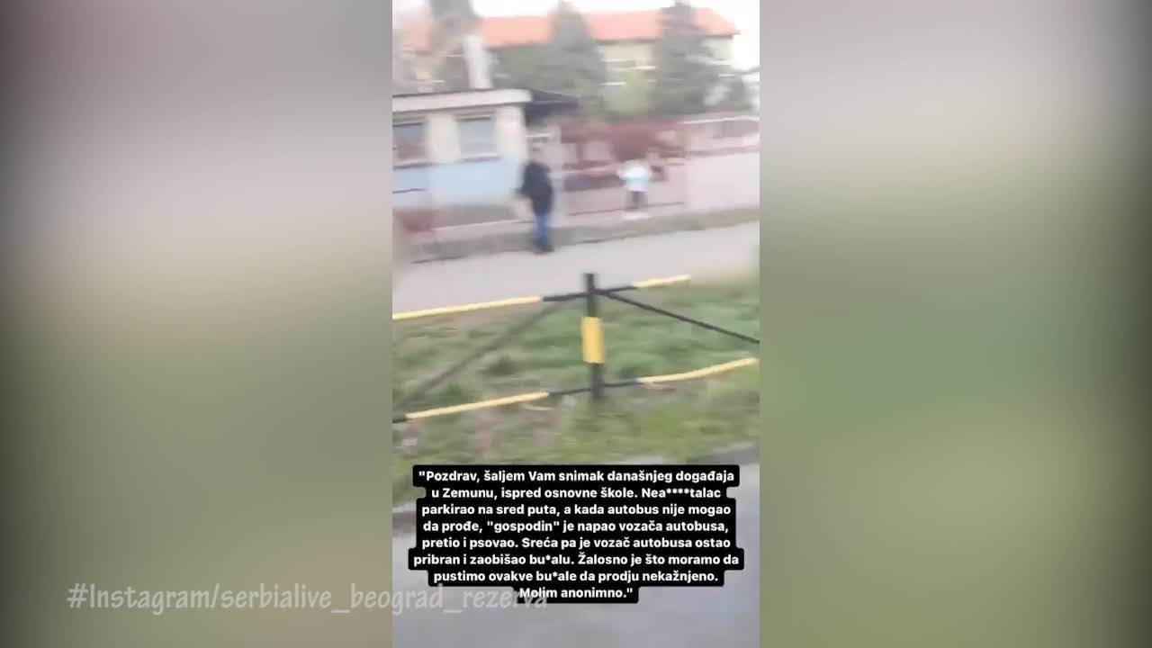 INCIDENT U ZEMUNU: Bahati mladić parkirao BMW nasred ulice pa izašao da se obračuna sa vozačem ...