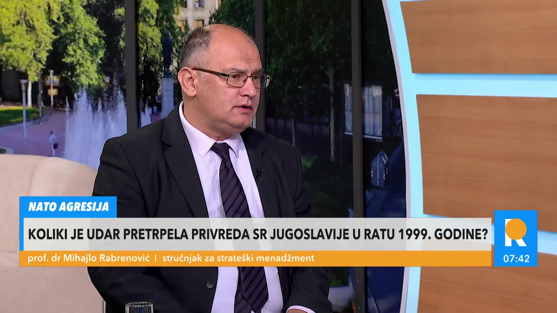 U NATO BOMBARDOVANJU UNIŠTENA JE POLOVINA NAŠE EKONOMIJE! Dr Rabrenović ...