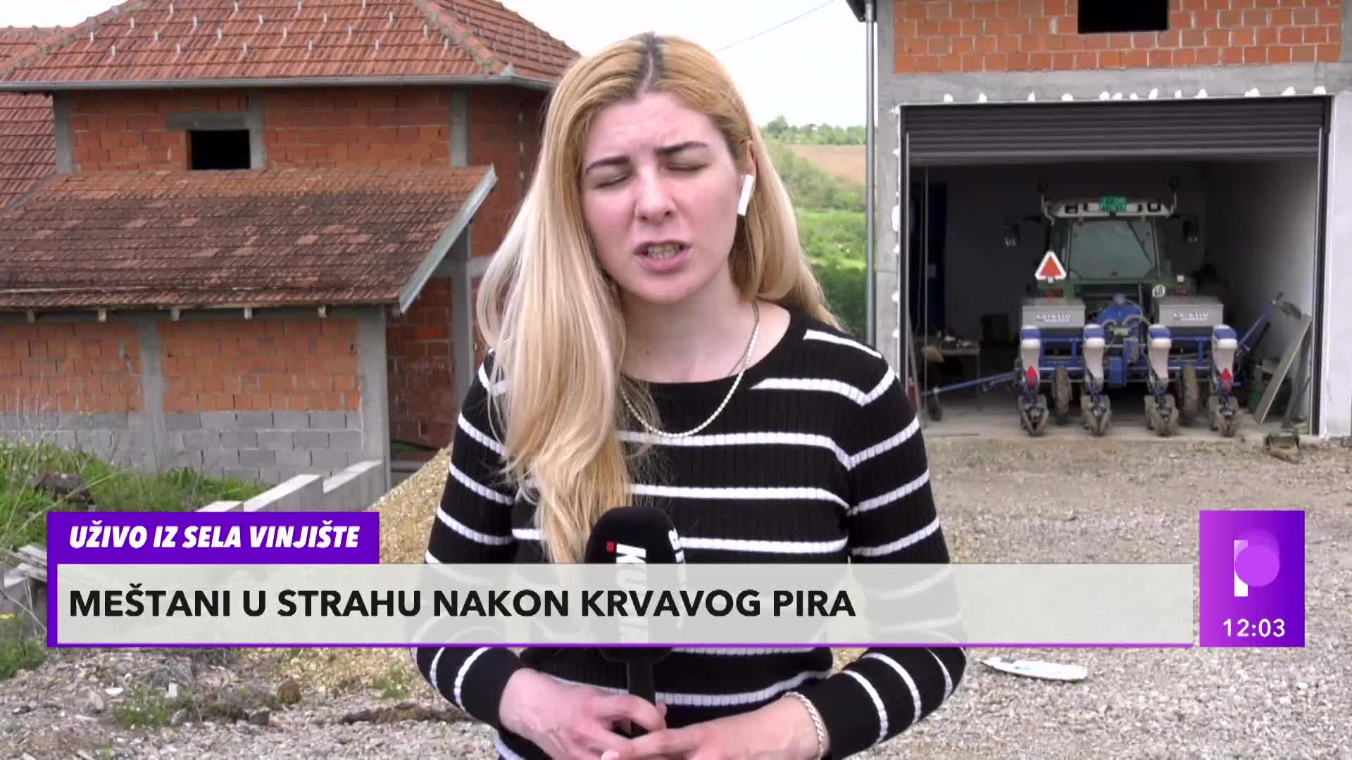 Novinarka ispred kuće uhapšenog: Pronađen ogroman arsenal oružja! | Adriamedia TV