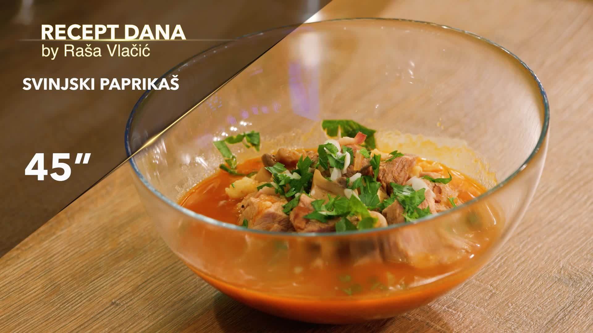 Recept za svinjski paprikaš | Adriamedia TV