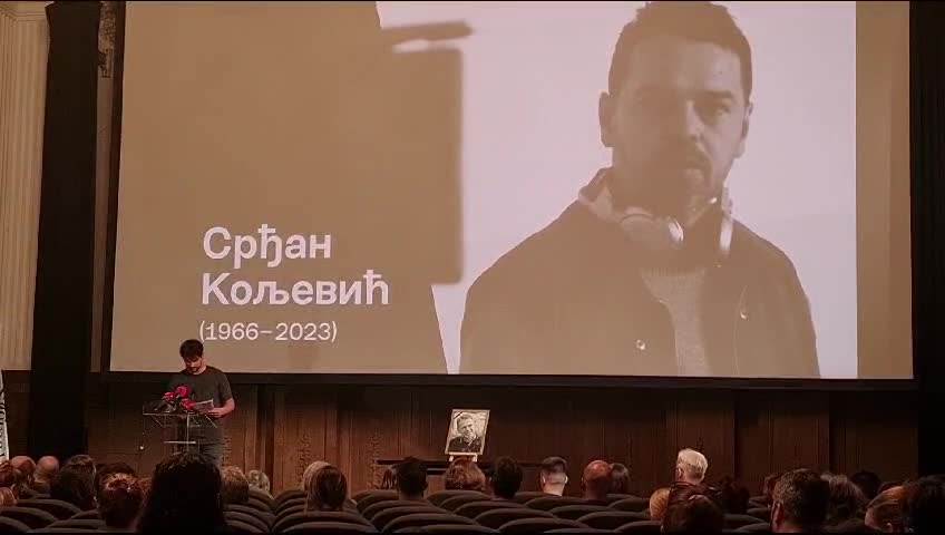 Nikola Rakočević na komemoraciji Srđanu Koljeviću | Adriamedia TV
