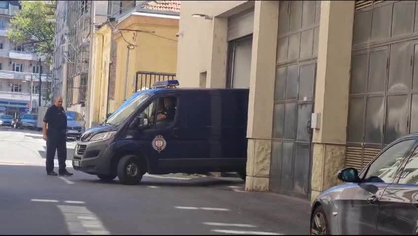 Uroš Pašajlić stigao je maricom u Prvi osnovni sud u Beogradu | Adriamedia TV
