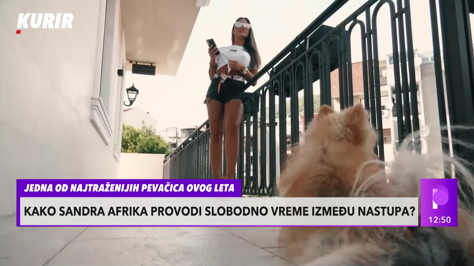 "NA NASTUPU ME JE SNIMAO ISPOD SUKNJICE!" Sandra Afrika razbila telefon ...