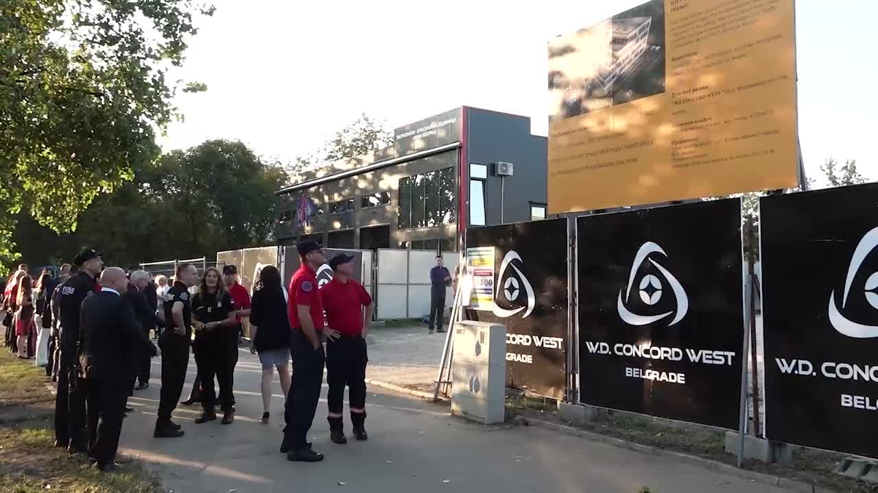 Ministar Gašić na postavljanju kamena temeljca nove zgrade SVS ...
