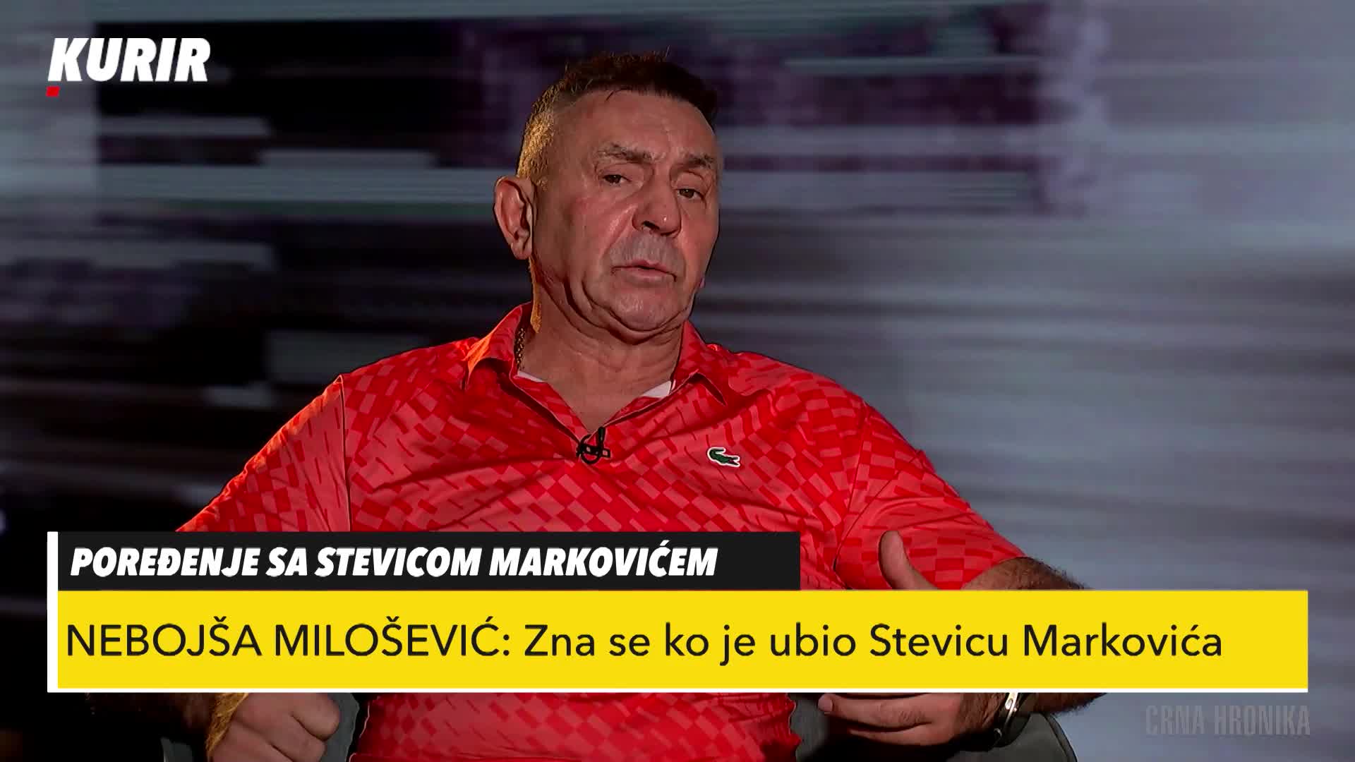 "ZNA SE ZAŠTO JE UBIJEN STEVICA MARKOVIĆ!" Neša Milošević: Dobijao sam ...