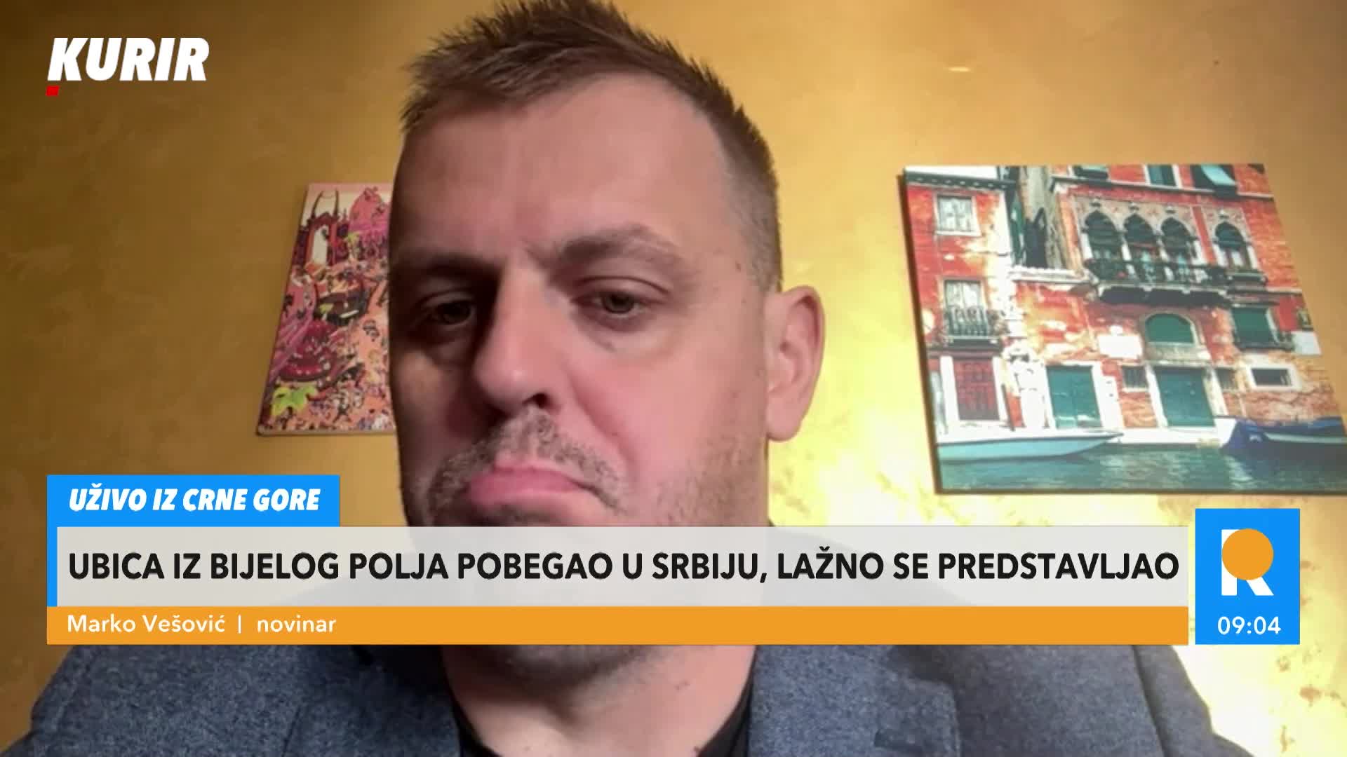 Vešović: Višestruki ubica iz Crne Gore pobegao u Srbiju? - str. 4 TV
